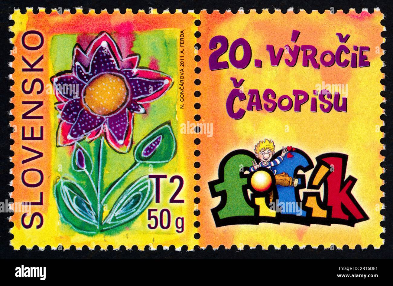 Children's Stamp: 20th anniversary of the Fifík magazine for children ...