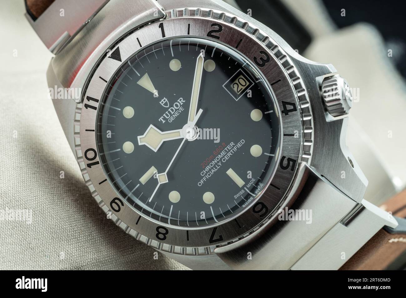 Tudor Black Bay P01 Stock Photo - Alamy