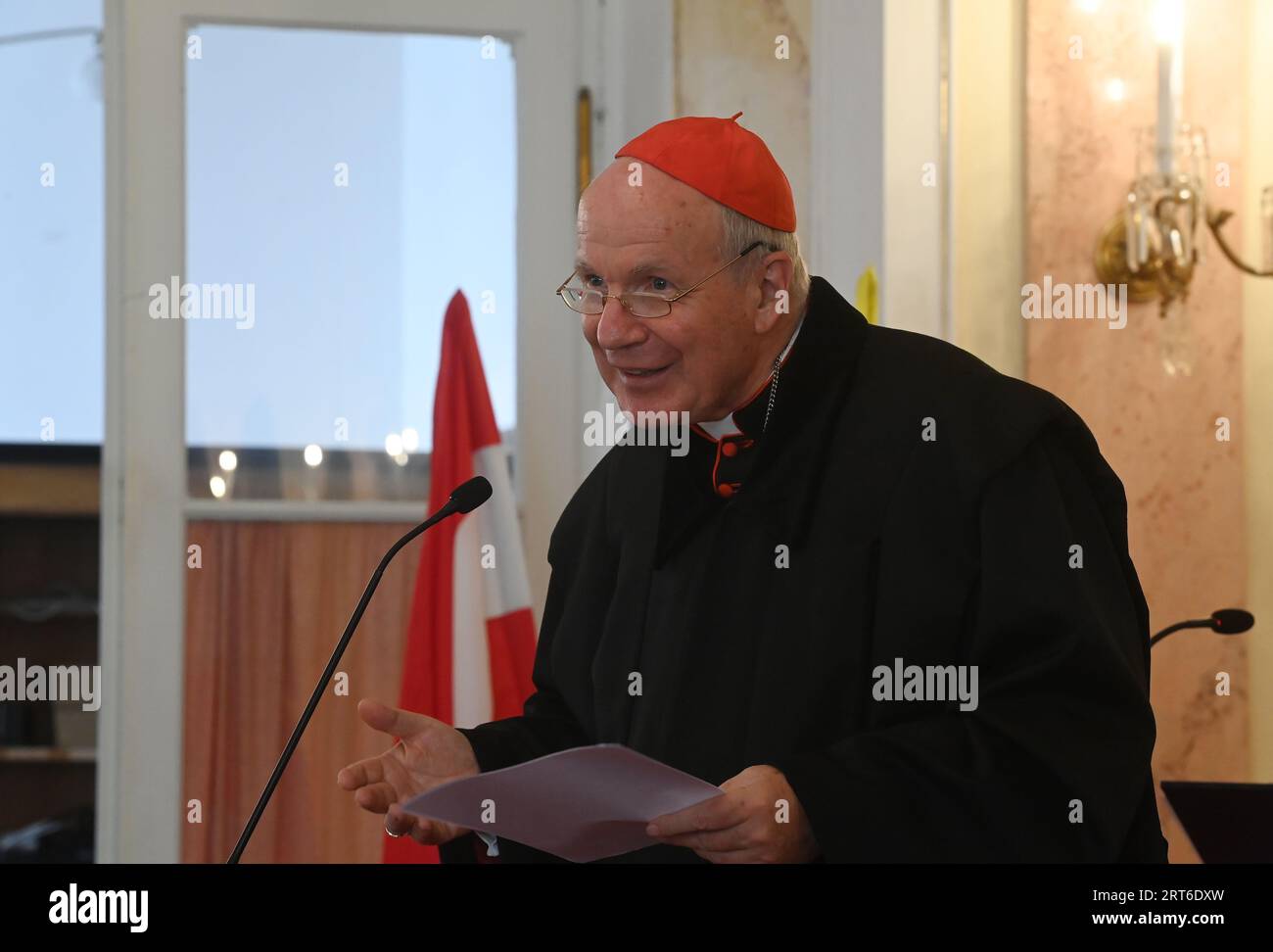 Archbishop Cardinal Christoph Schonborn, Austrian theologian with Czech ...