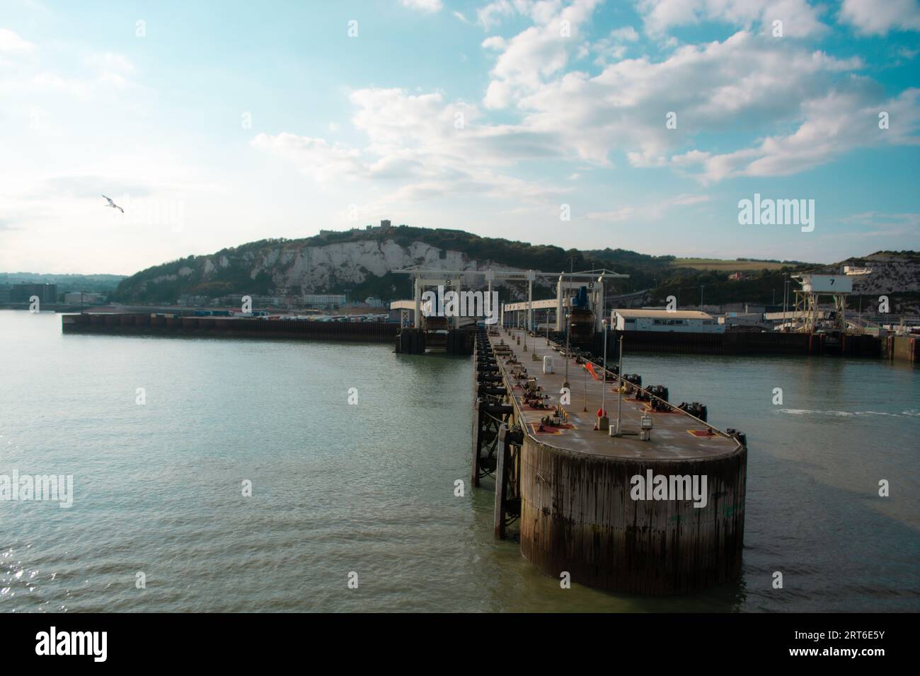 Aerial view of dover ferry port hi-res stock photography and images - Alamy