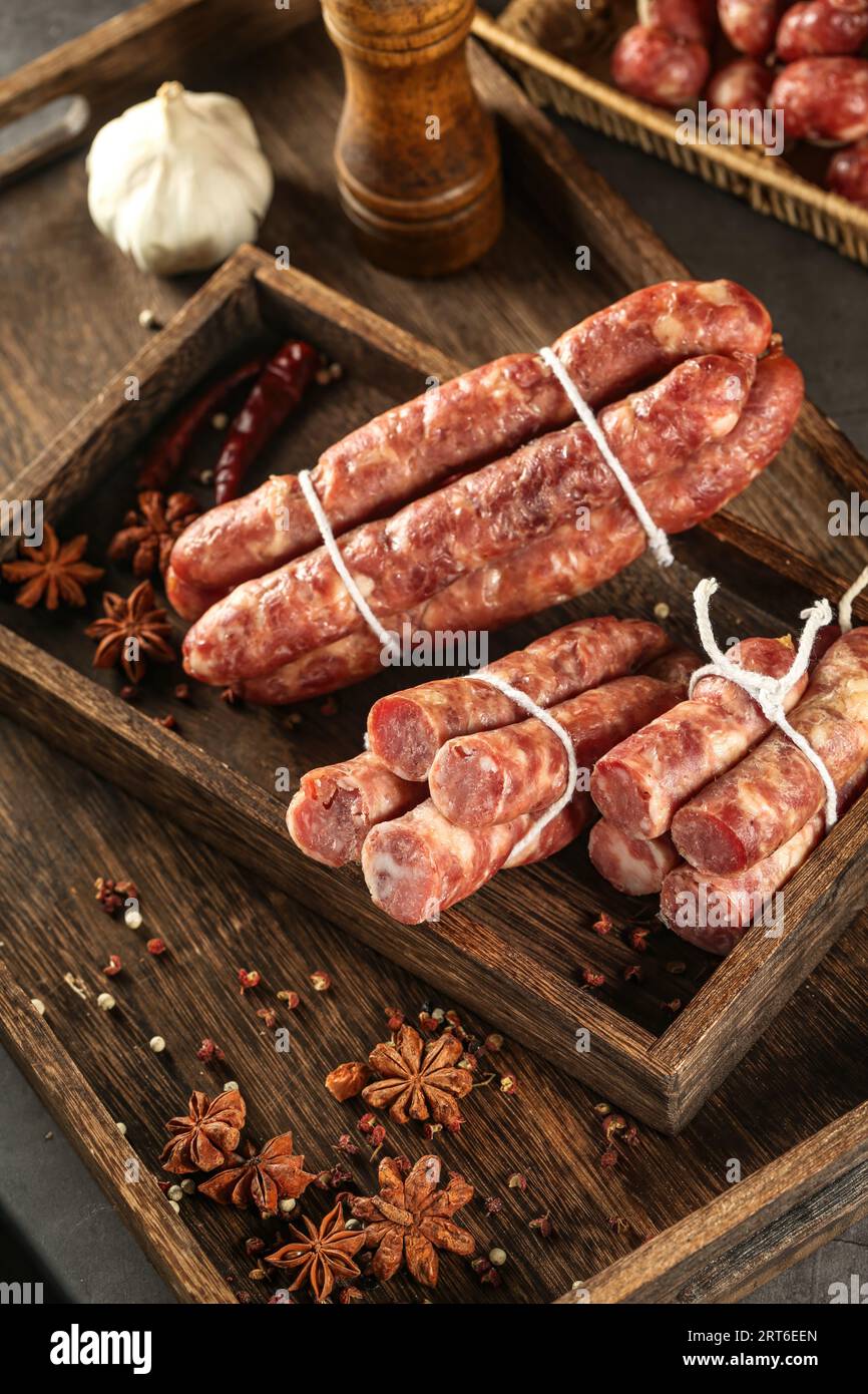 Polony production hi-res stock photography and images - Alamy