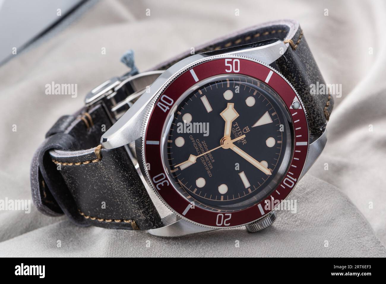 Tudor Black Bay Red Stock Photo - Alamy