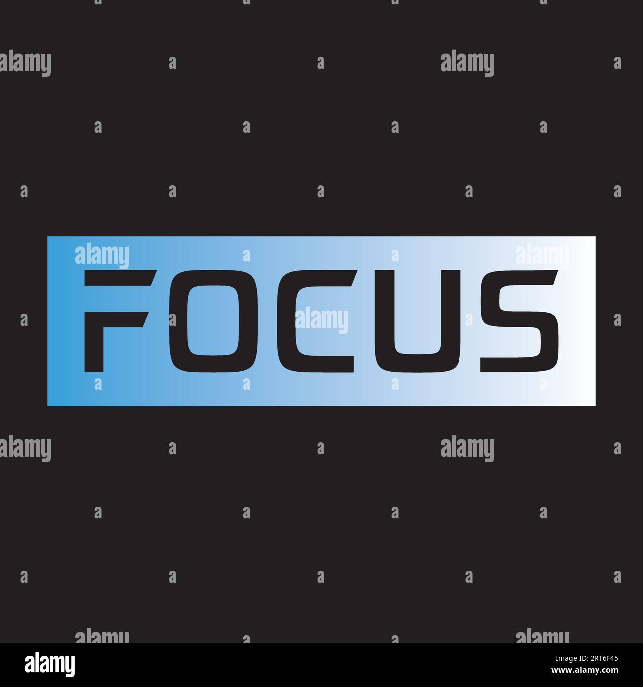 Focus text Stock Vector Images - Alamy