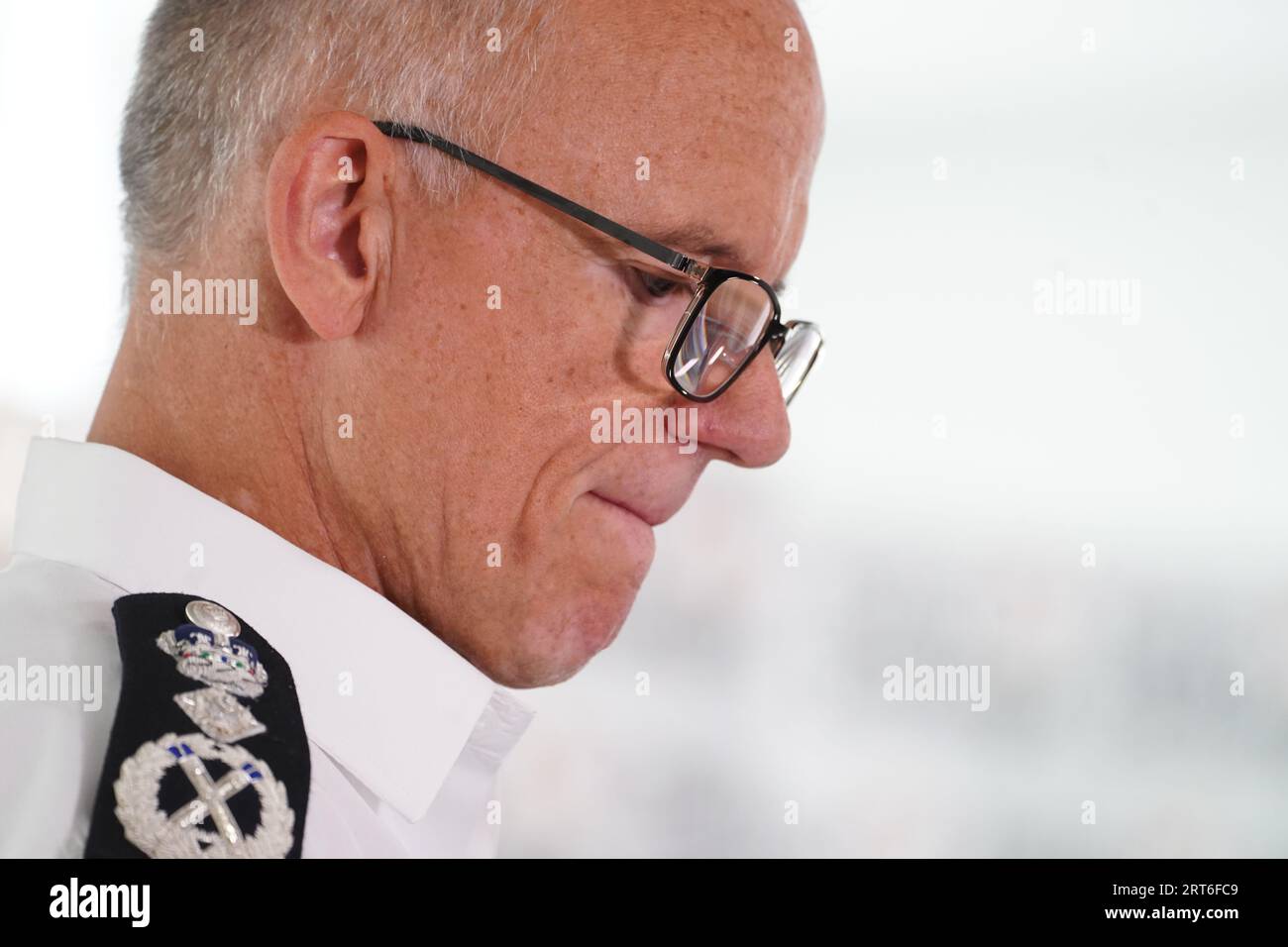 Metropolitan Police Commissioner Sir Mark Rowley in conversation with ...