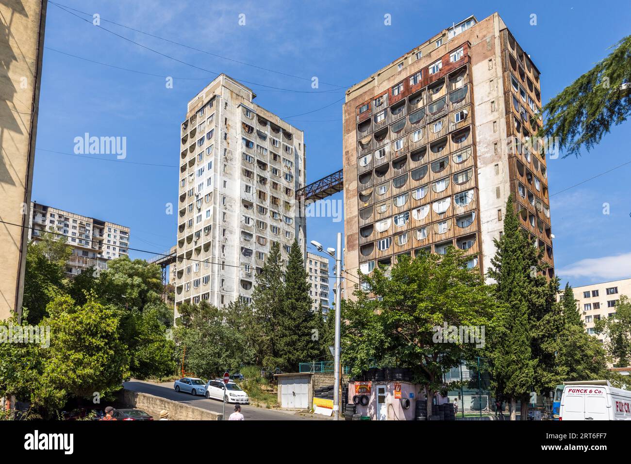 The Tbilisi Skybridge (also called Saburtalo Skybridge or Nutsubidze ...