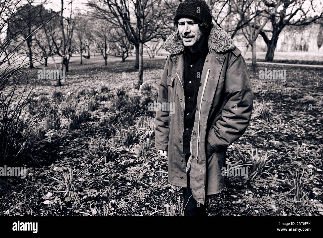 Gruff Rhys photographed in Cardiff in 2018 Stock Photo - Alamy