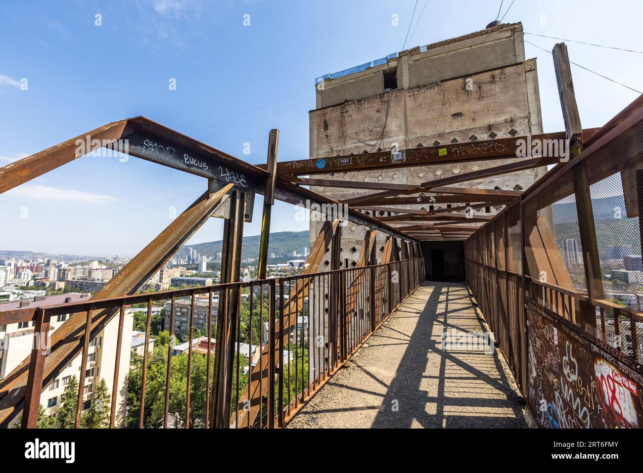 The Tbilisi Skybridge (also called Saburtalo Skybridge or Nutsubidze ...