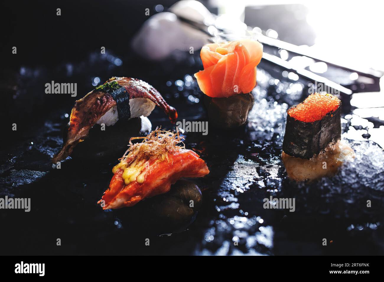 Popular seafood dishes in Asia, hi res photo Stock Photo - Alamy