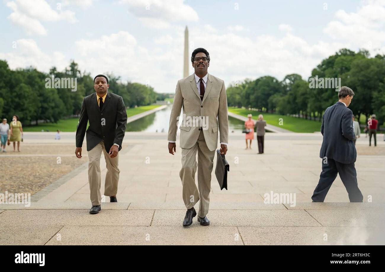 RUSTIN 2023 Netflix film with Colman Domingo centre and Jeffrey ...