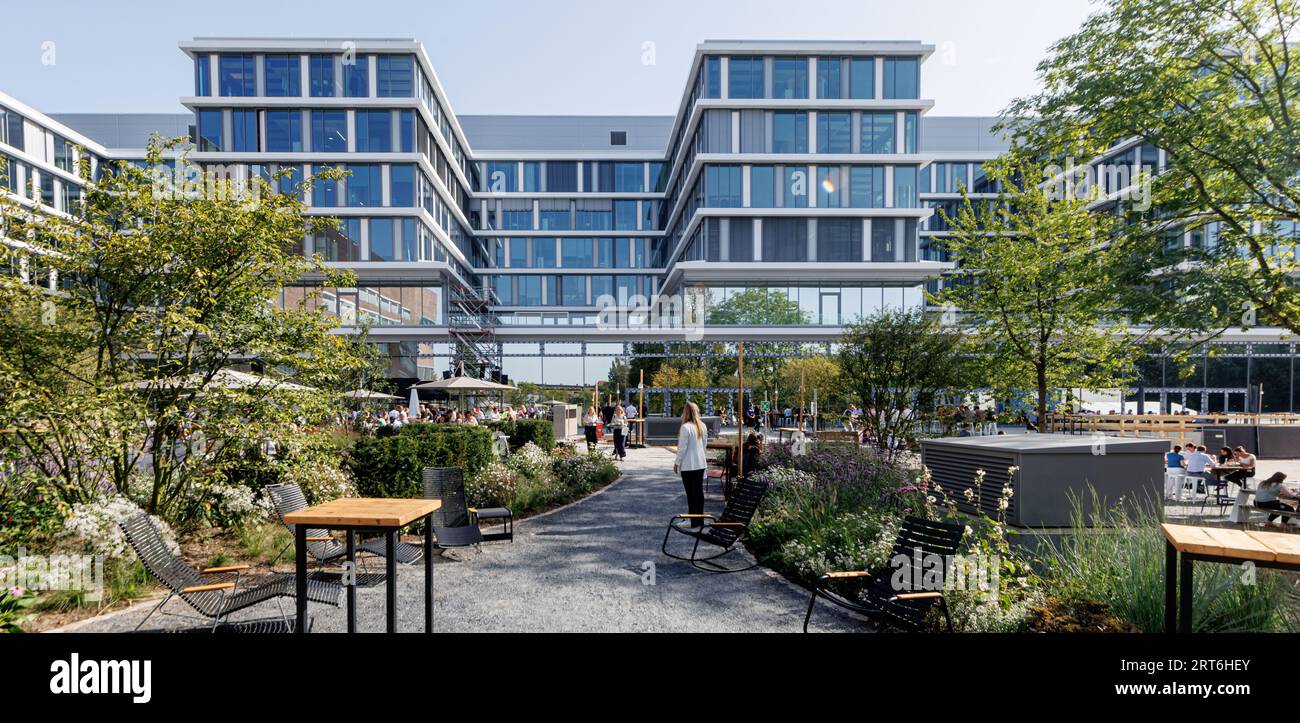 Hamburg, Germany. 11th Sep, 2023. View of the new Beiersdorf Group ...