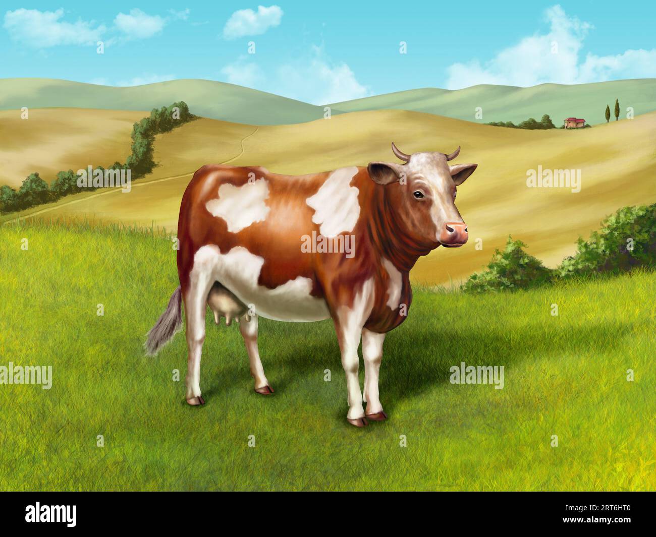 Milker milk cow hi-res stock photography and images - Alamy