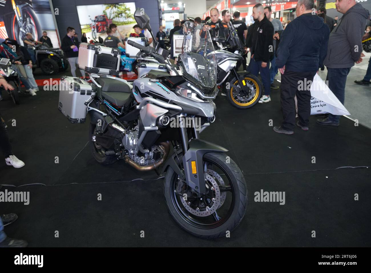 ISTANBUL, TURKIYE - APRIL 29, 2023: CF Moto motorcycle on display at ...