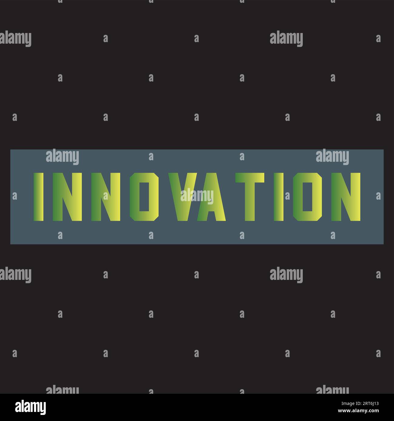 Innovation lettering text effect typography dark t shirt design Stock ...