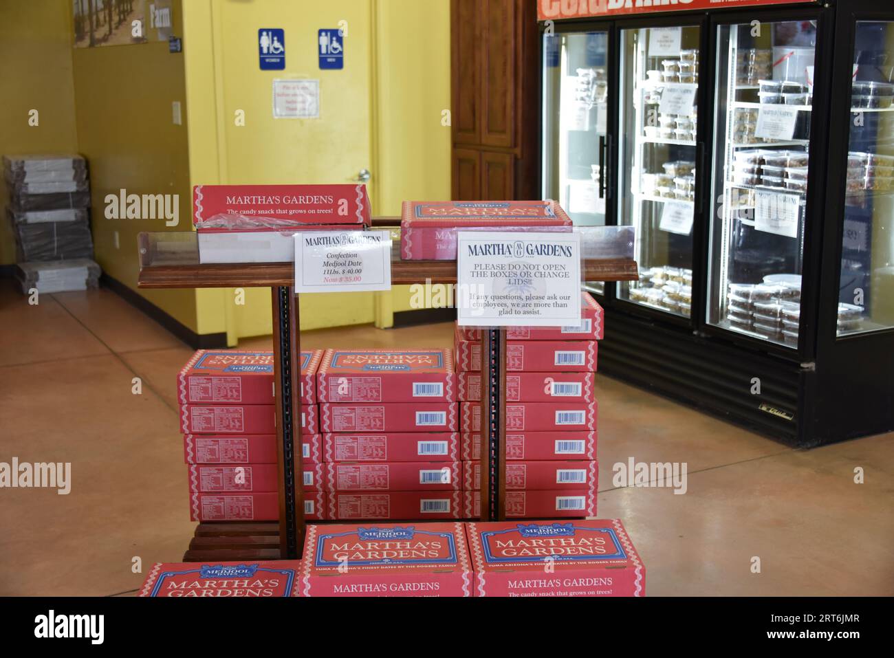 Yuma, AZ USA. 3/14/2023. Martha’s Gardens Medjool Date Farm was founded ...