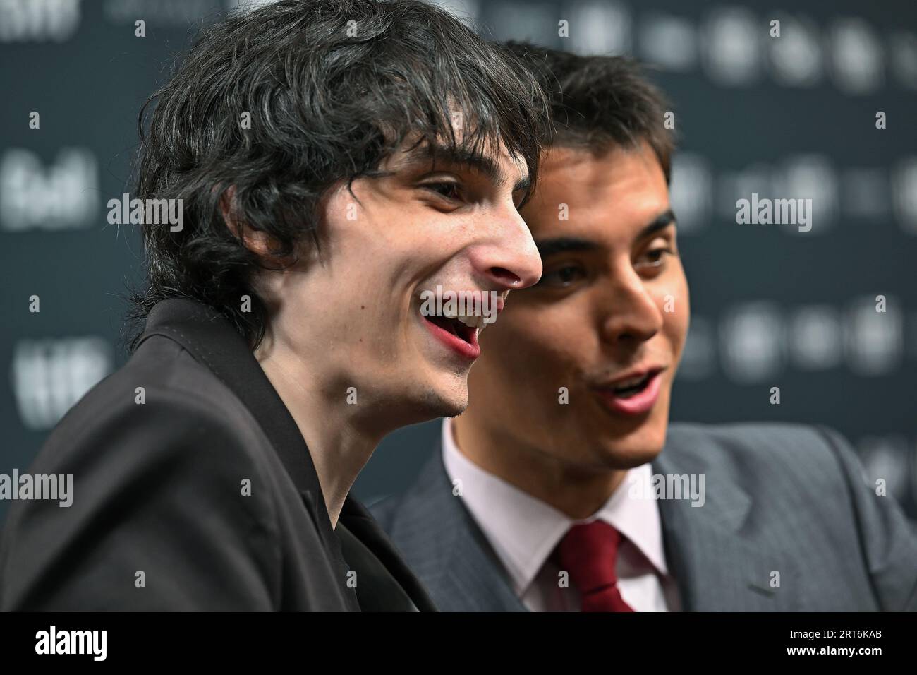 Toronto, Canada. 10th Sep, 2023. Finn Wolfhard (L) and Billy Bryk ...