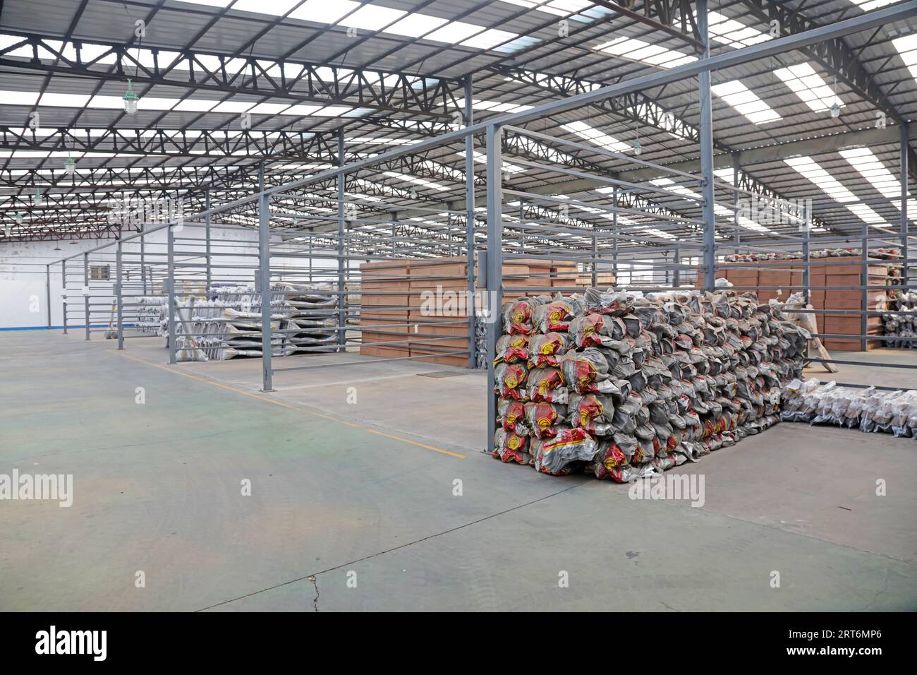 Industrial warehouse in a factory Stock Photo - Alamy