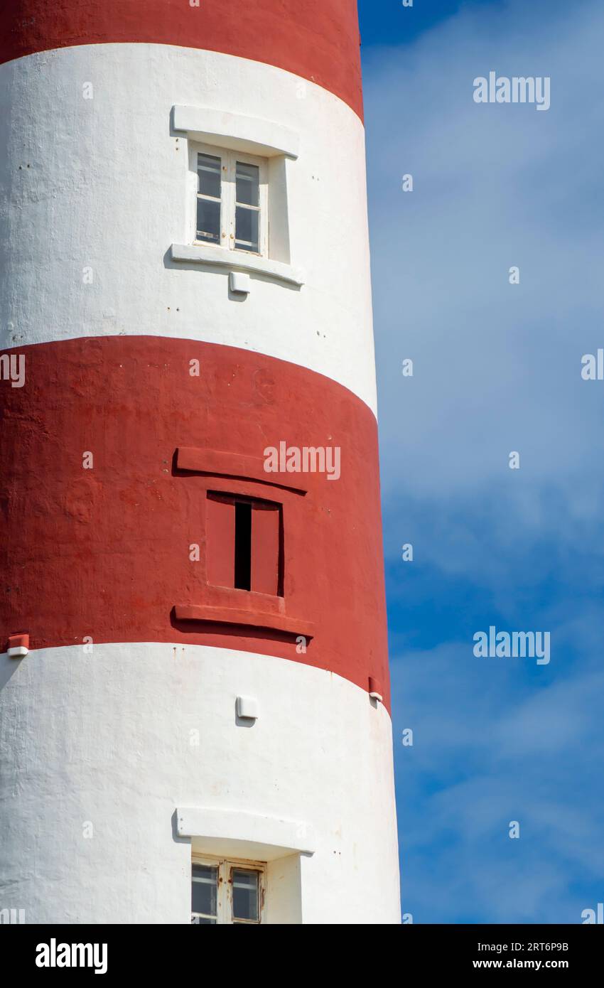 Section of Albion lighthouse in Mauritius Stock Photo - Alamy