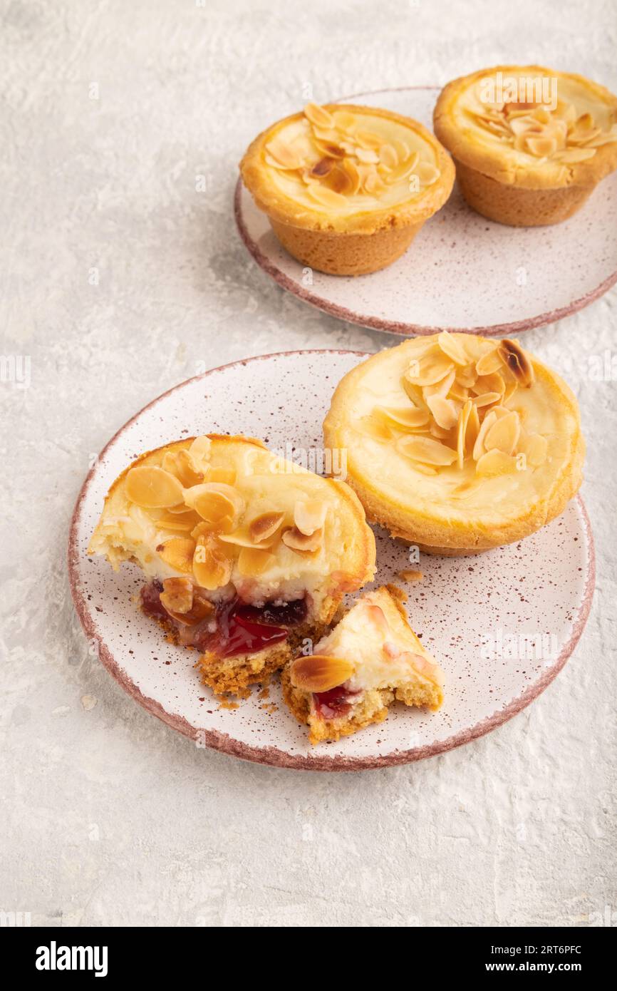 Traditional portuguese cakes pasteis de nata, custard small pies with ...