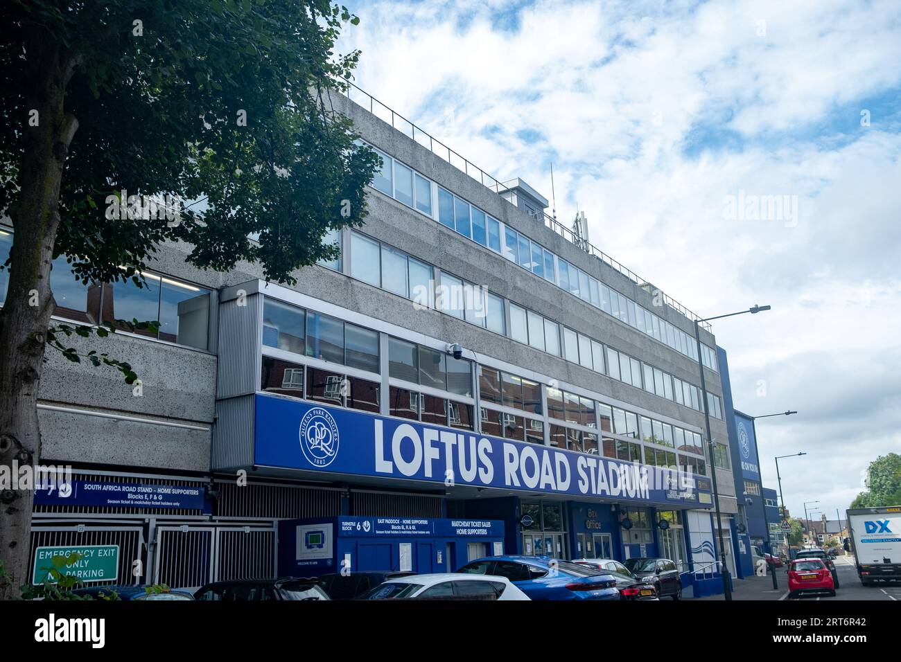 LONDON- AUGUST 15, 2023: Loftus Road Stadium, the home of Queen Park ...