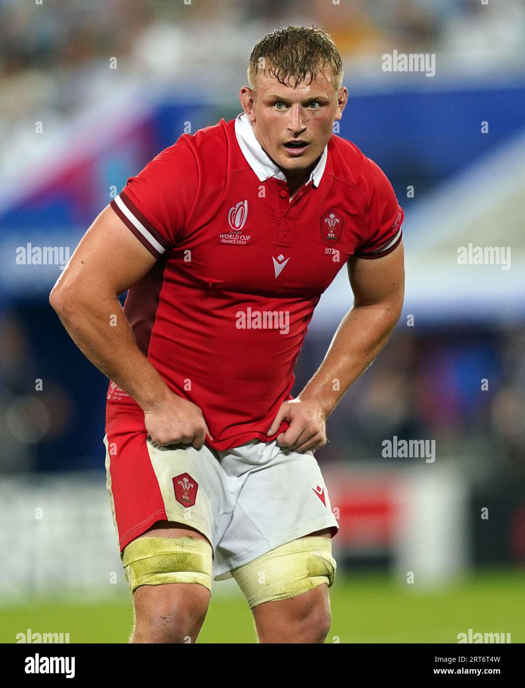 Wales' Jac Morgan during the 2023 Rugby World Cup Pool C match at the ...