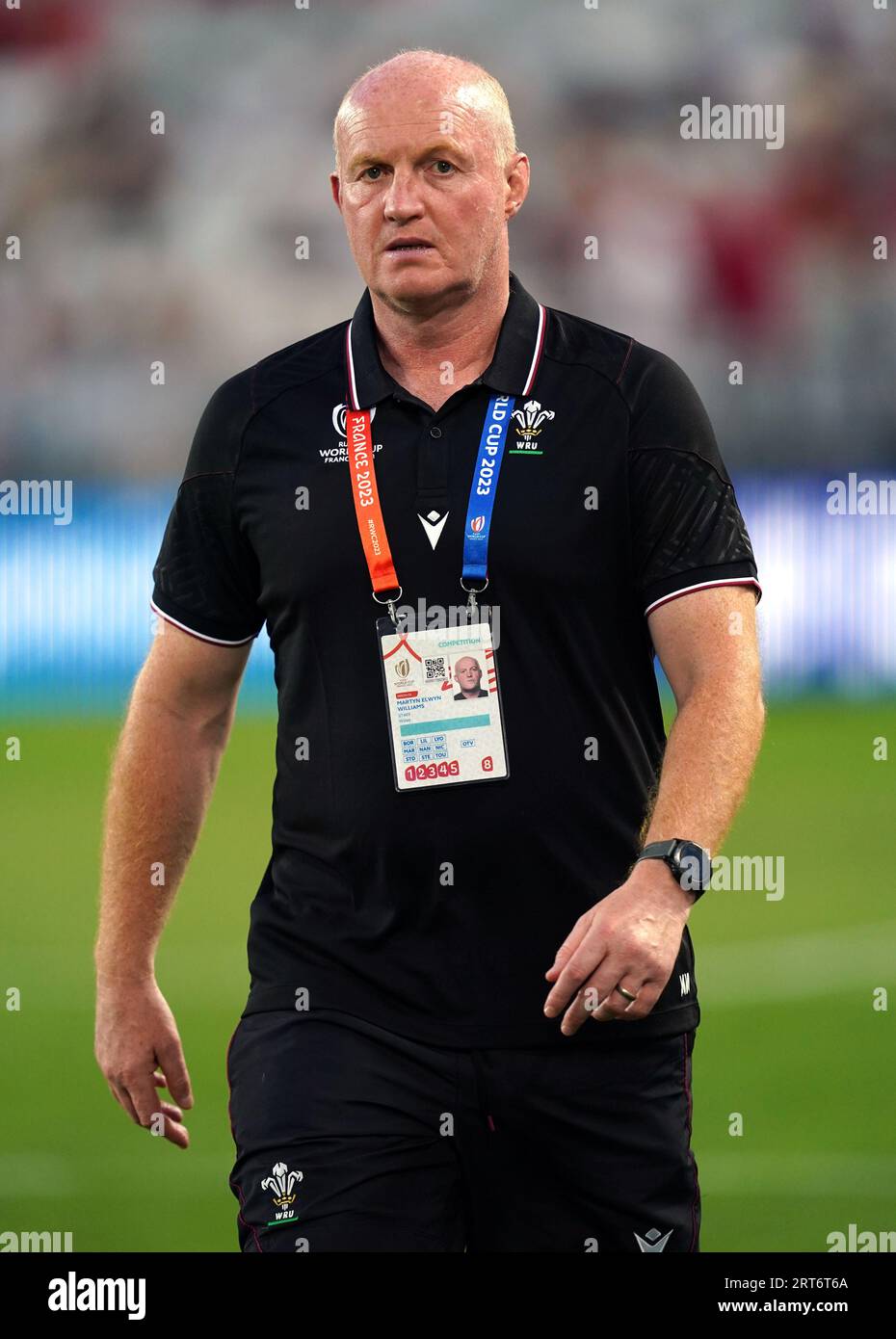 Martyn Williams, Wales team manager, during the 2023 Rugby World Cup ...
