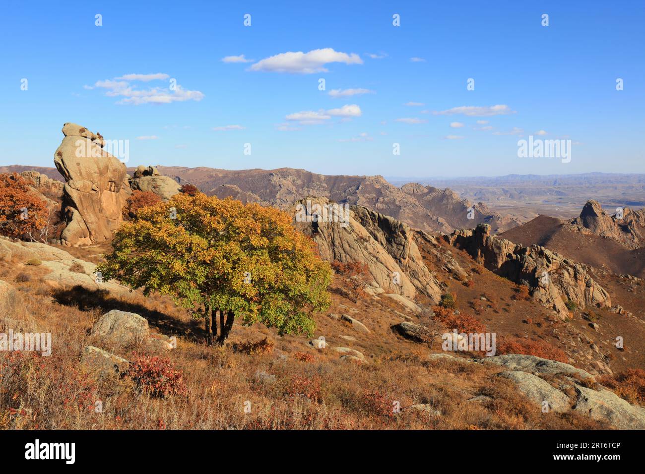 Natural scenery of Qingshan Park in Keshiketeng World Geopark, Inner ...