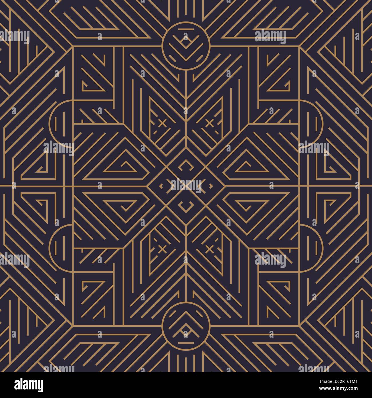 Vector art deco gold black seamless pattern. Geometric line vintage motif. Elegant, fancy luxury ...