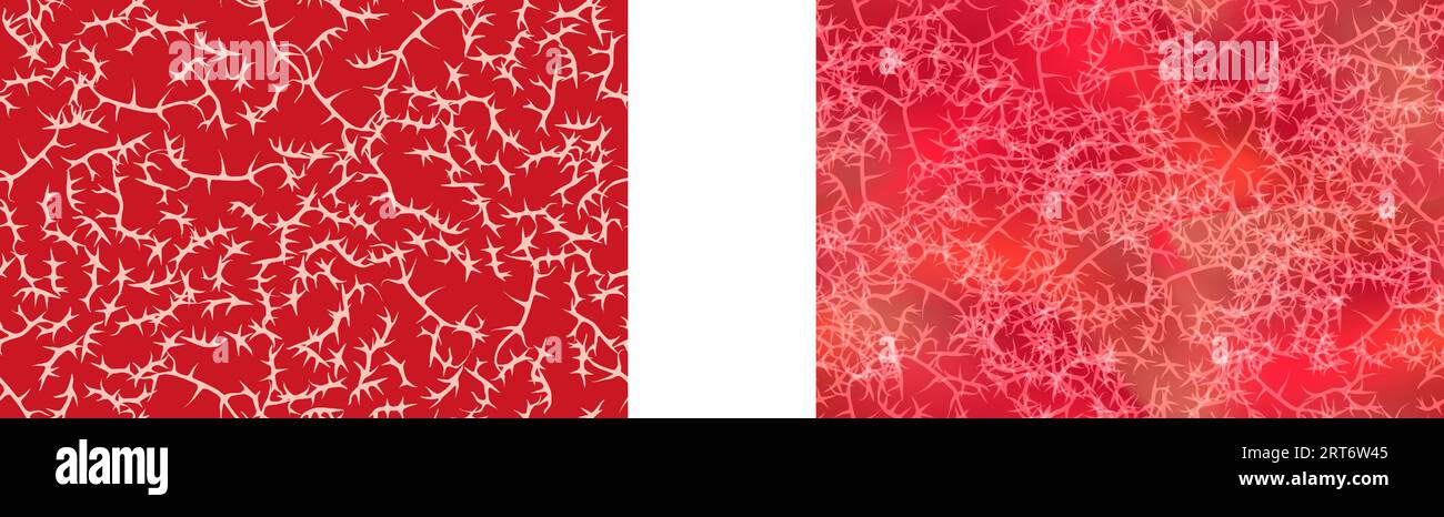 Marble meat or wagyu vector texture. Seamless pattern of red marbled ...