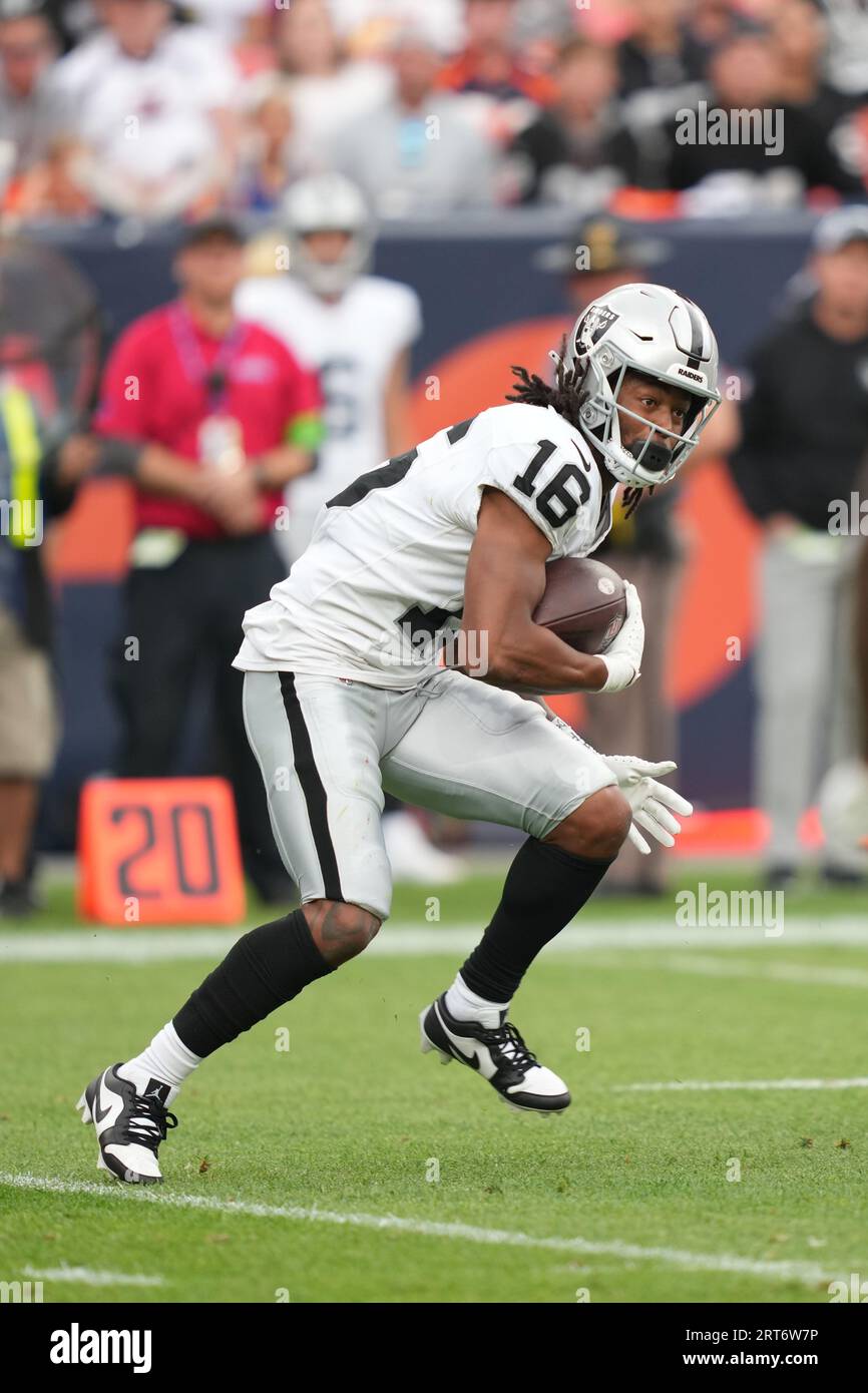 Las Vegas Raiders wide receiver Jakobi Meyers (16) makes a reception ...