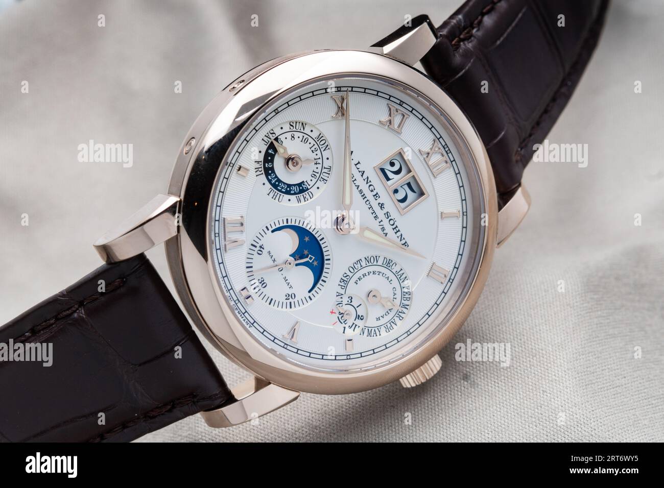 Various A. Lange & Söhne watch models Stock Photo - Alamy