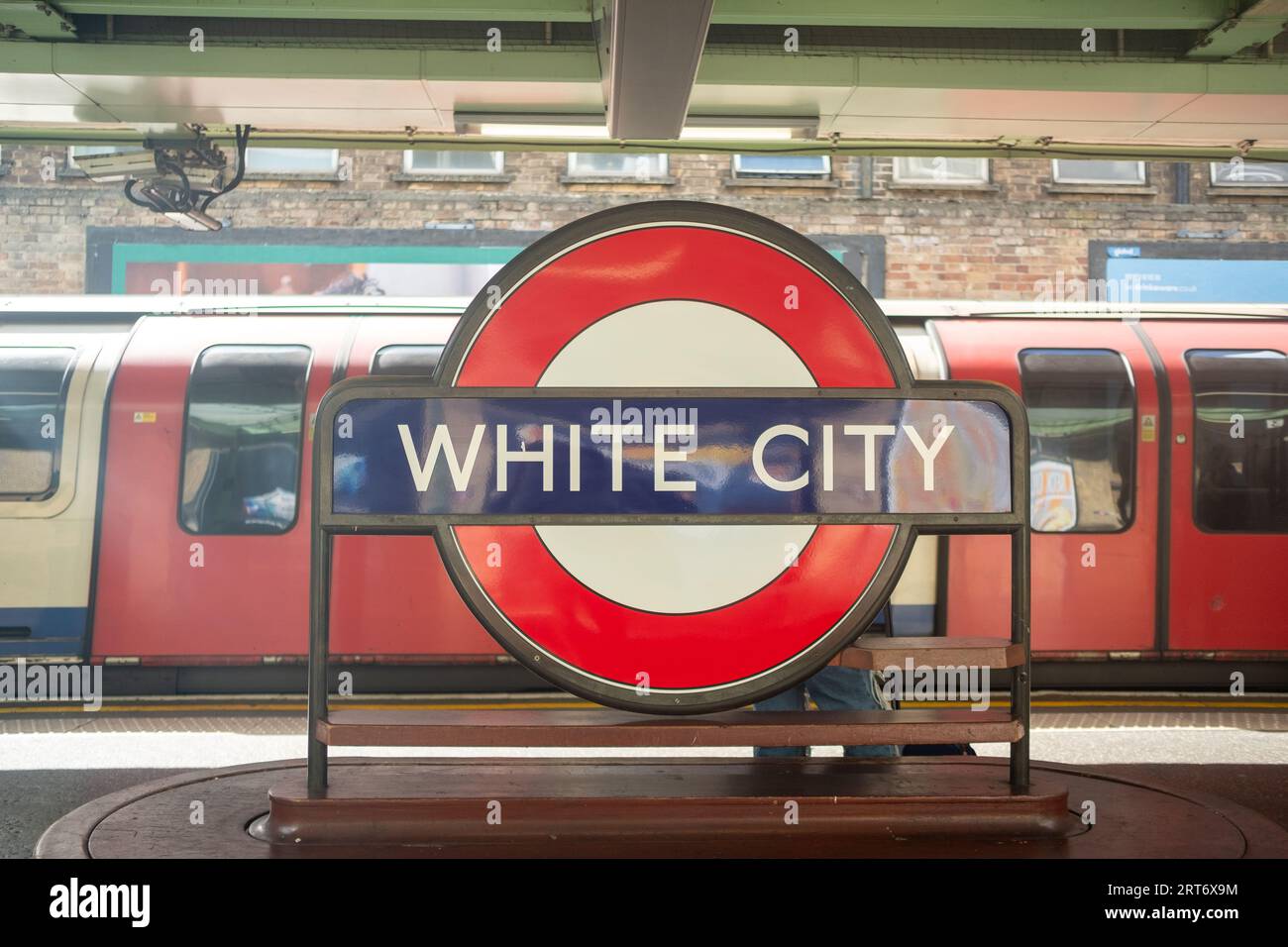 LONDON- AUGUST 15, 2023: WHite City underground station in Shepherds ...