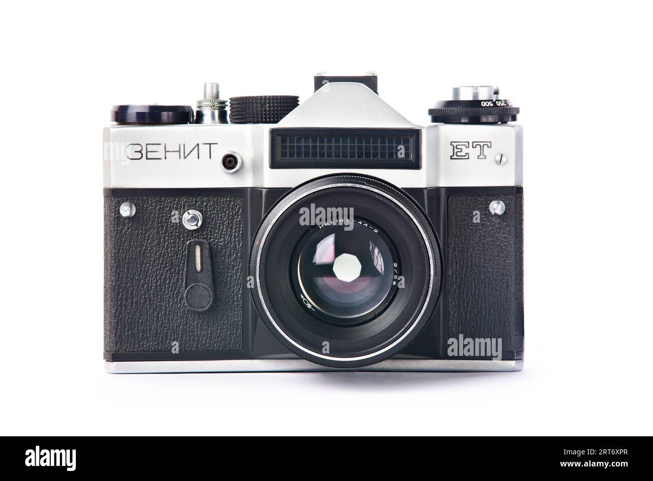 Moscow , RUSSIA - APRIL 4, 2020: Zenit-ET - russian Soviet 35 mm SLR ...