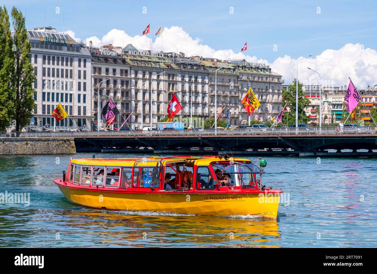 Lake cruise, Lake Geneva, Geneva, Switzerland Stock Photo - Alamy