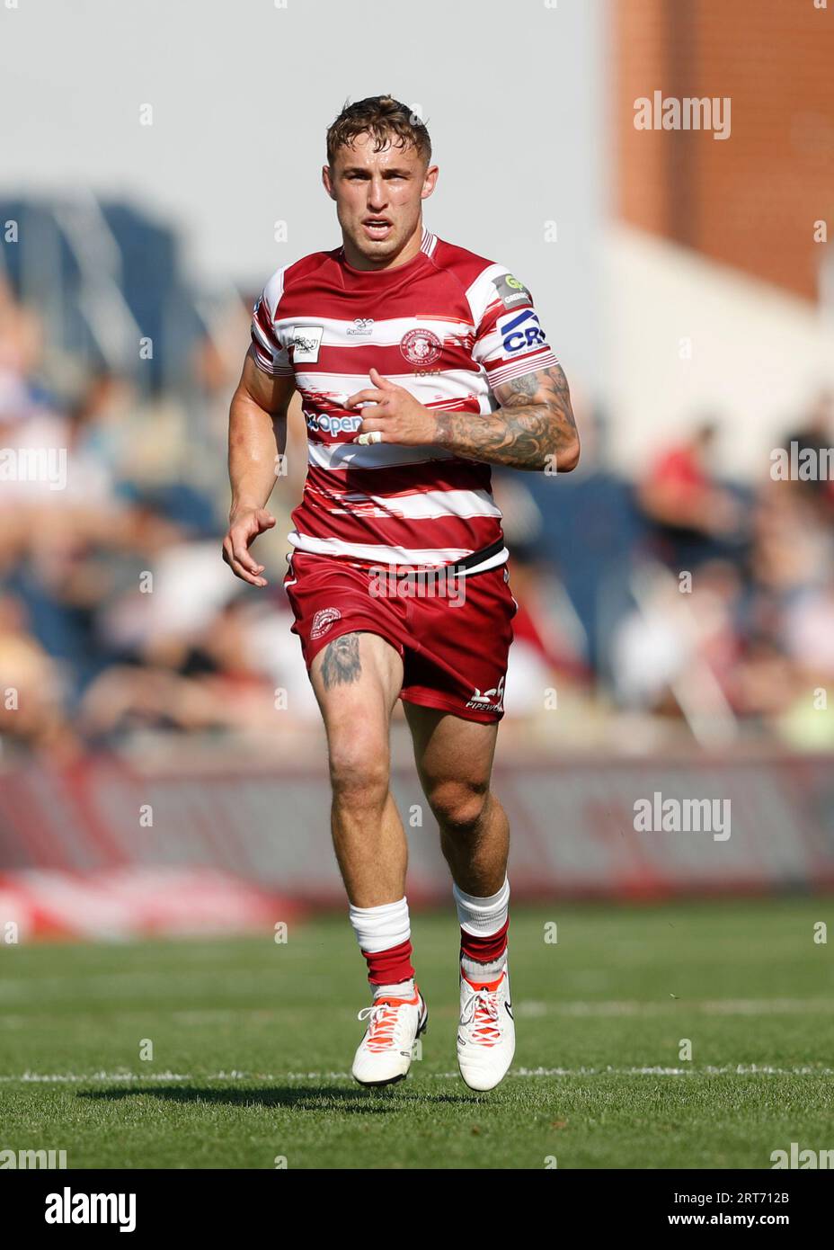 Wigan Warriors' Sam Powell in action during the Betfred Super League ...