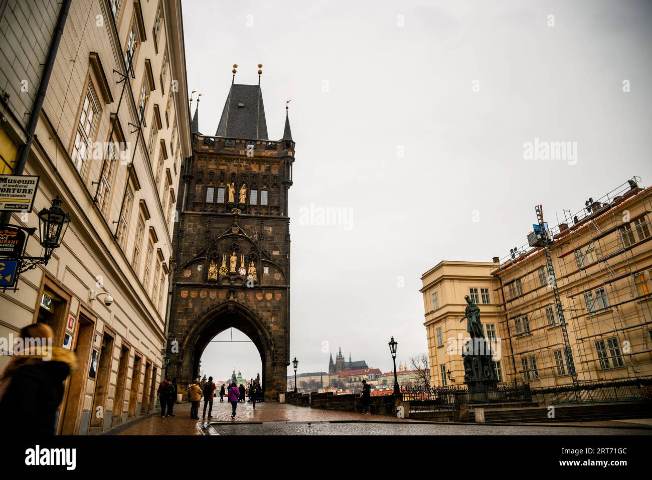 14th century pedestrian bridge hi-res stock photography and images - Alamy