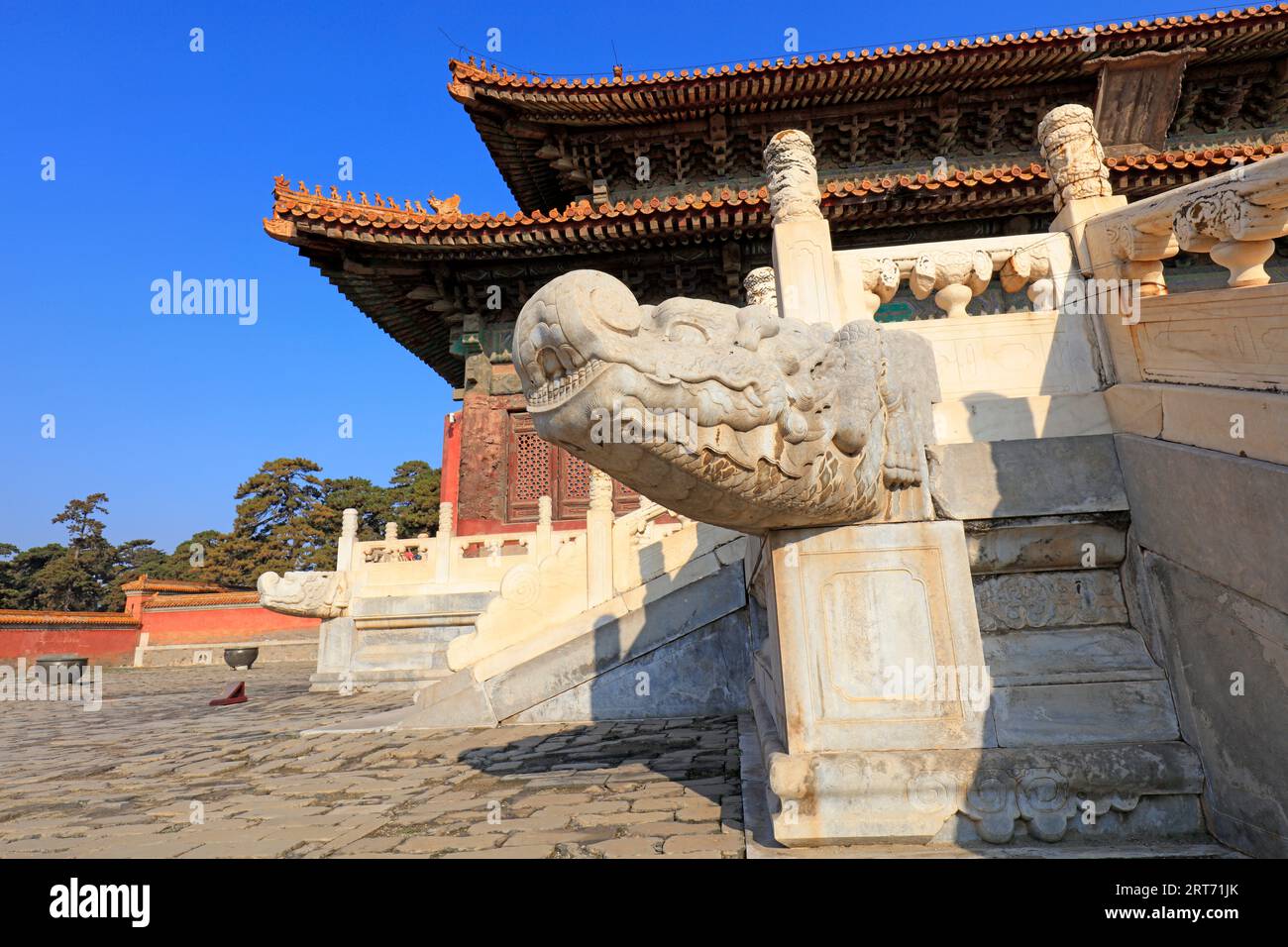 Architectural landscape of mausoleum in Qing Dynasty, Yi County, Hebei ...