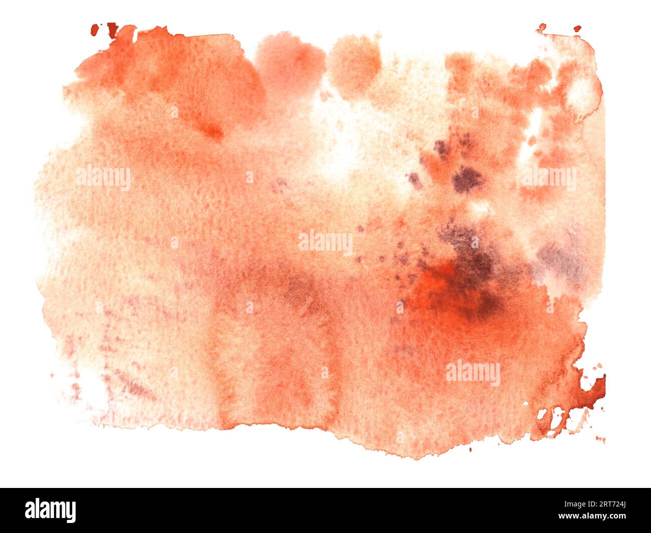 Hand-painted watercolor Illustration colourful autumn spots and ...