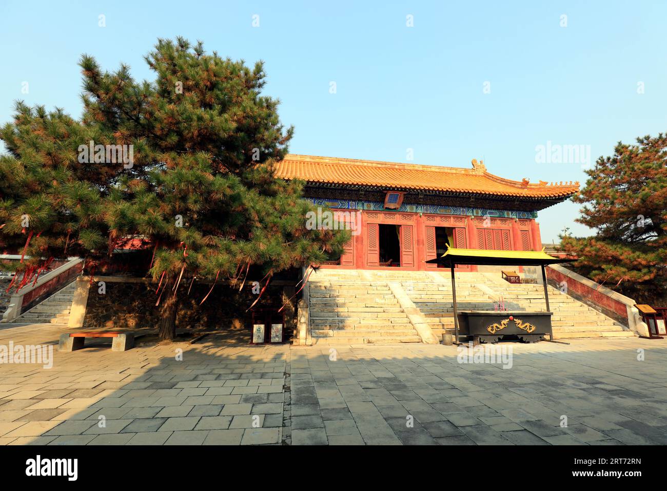 Architectural landscape of ancient temples in China Stock Photo - Alamy