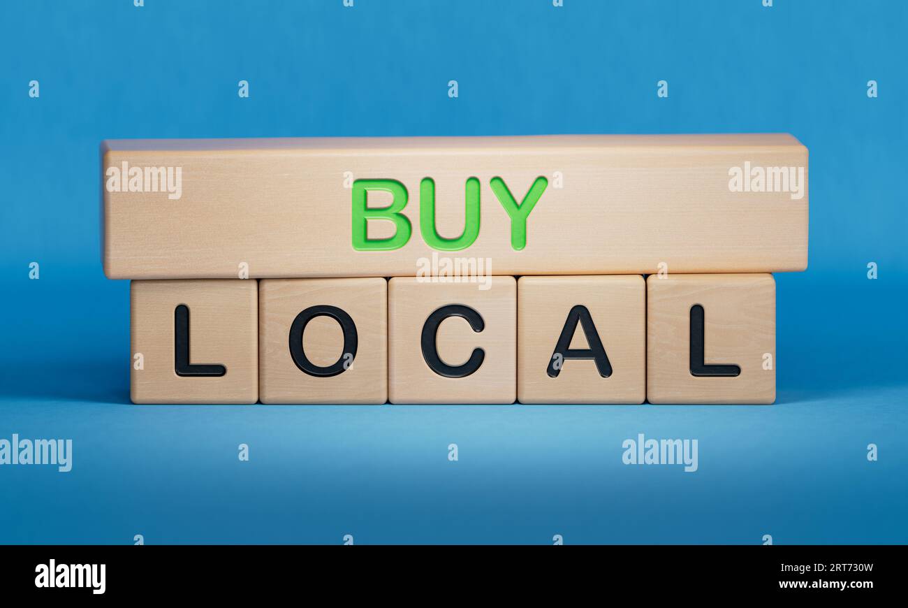 Local global economy symbol hi-res stock photography and images - Alamy