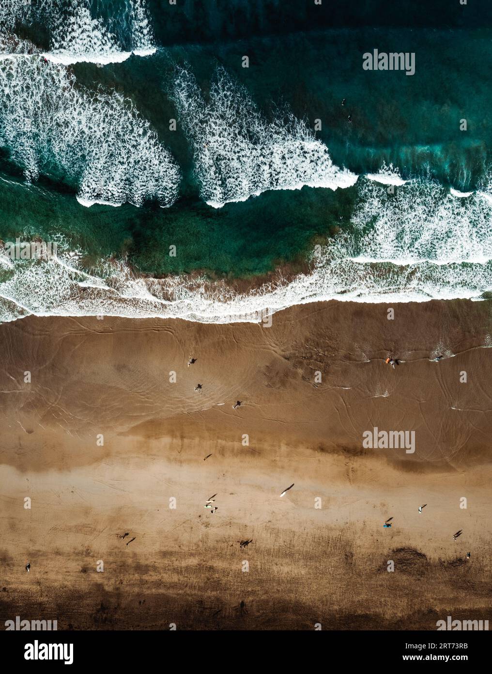 Aerial shot brown water waves hi-res stock photography and images - Alamy