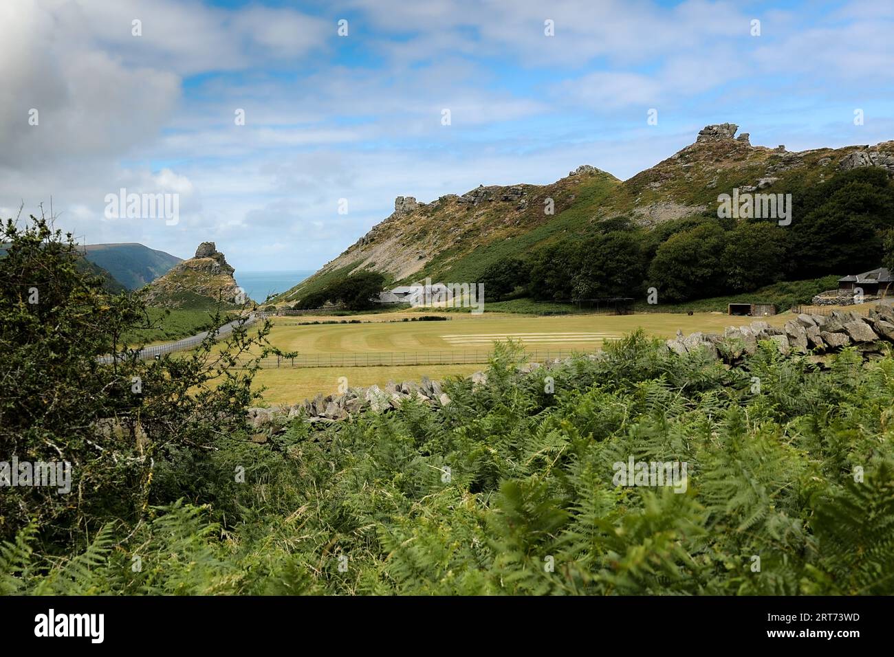 The Valley of the Rocks is a valley that runs parallel to the coast in ...