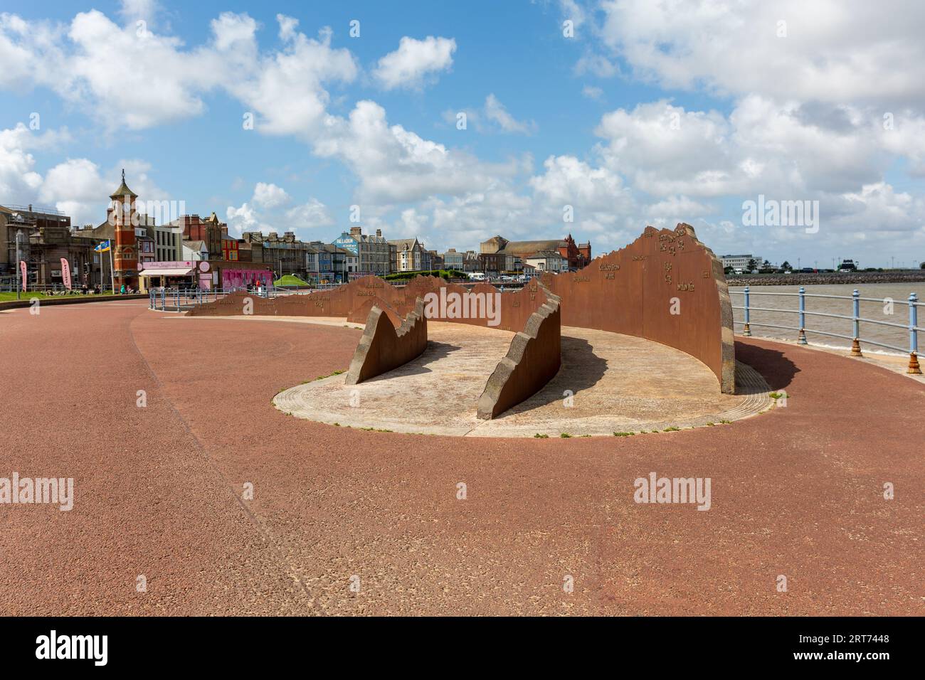 Morecambe map hi-res stock photography and images - Alamy