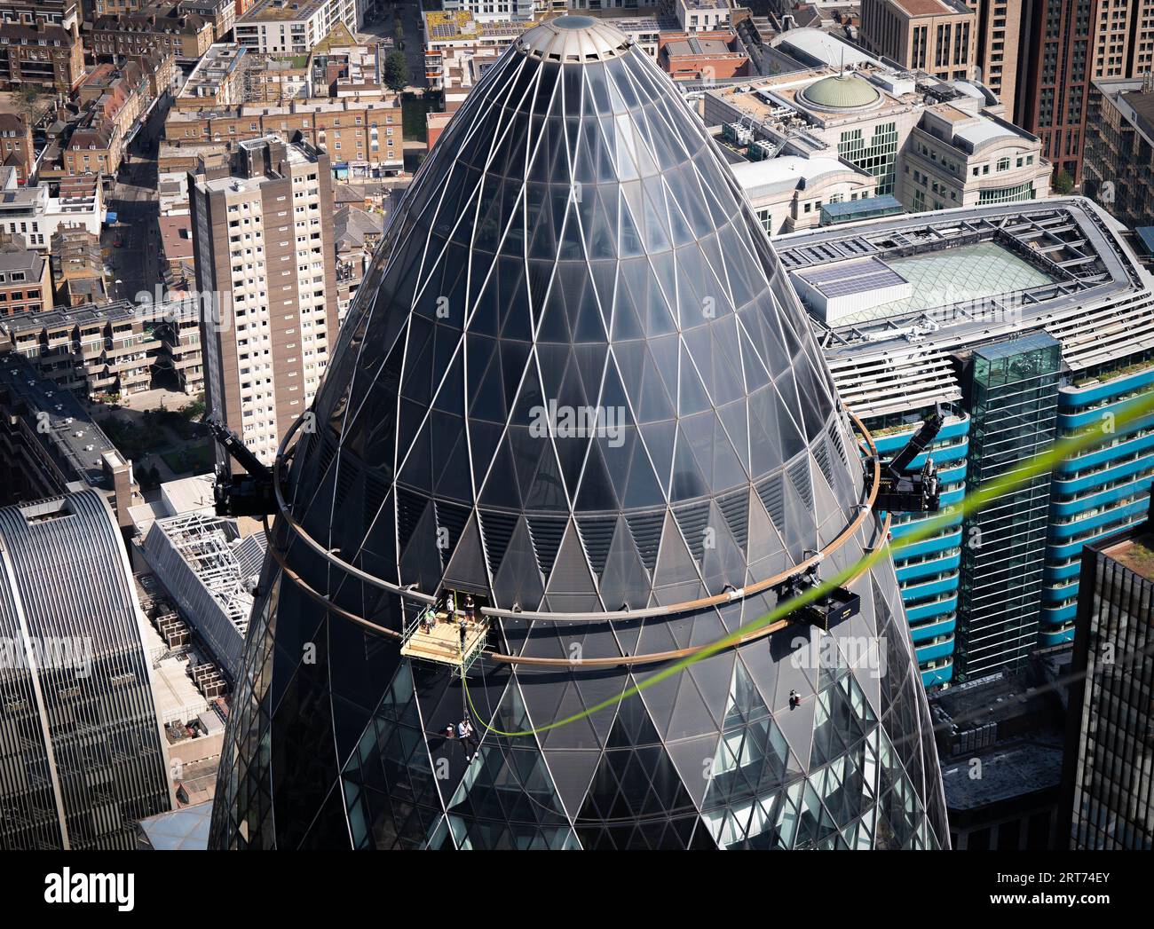 EDITORIAL USE ONLY London, UK. 09th Sep 2023. Participants zip wire ...