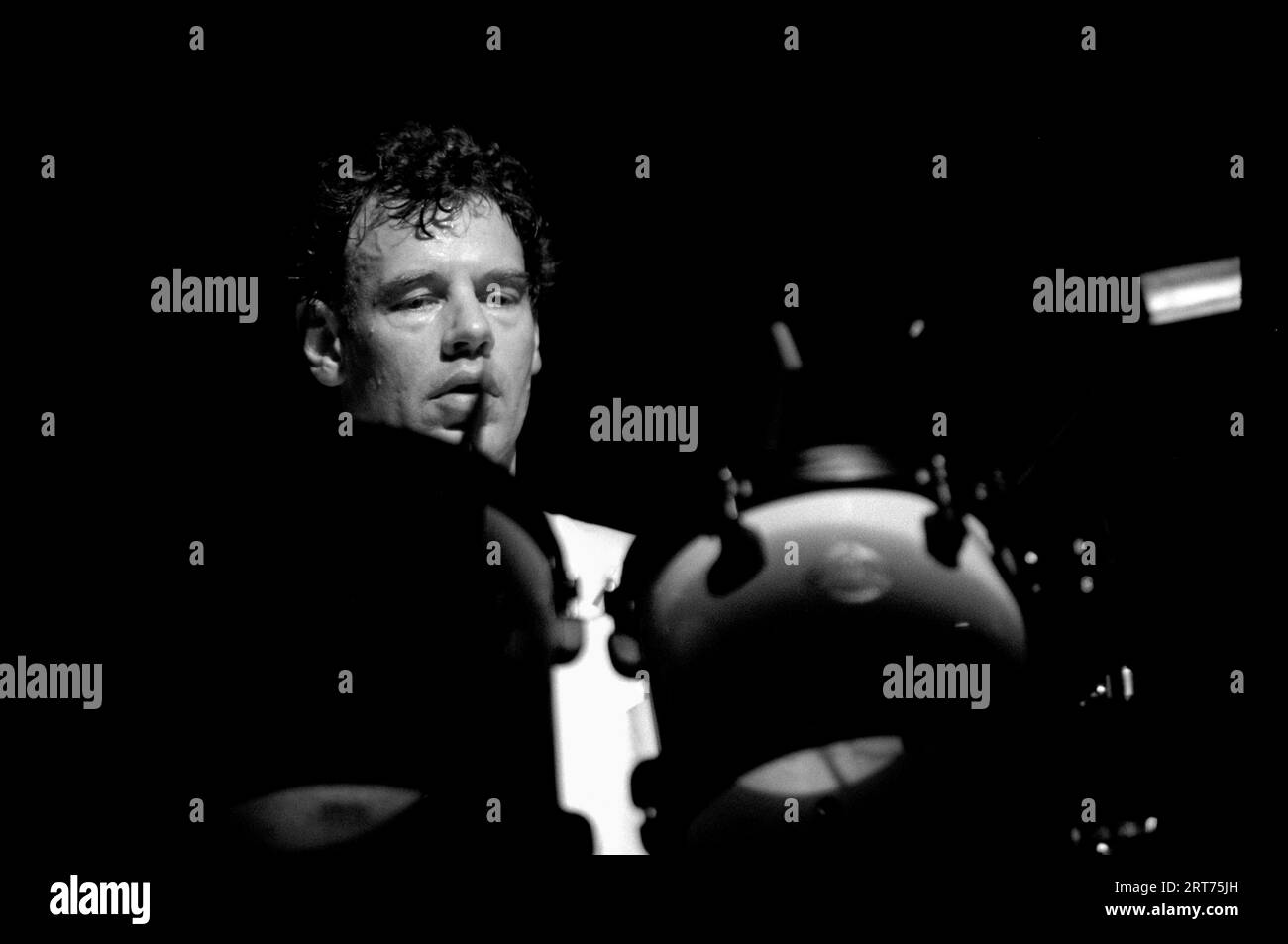 Milan Italy 1995-05-02 : Bill Bruford drummer of King Crimson in ...