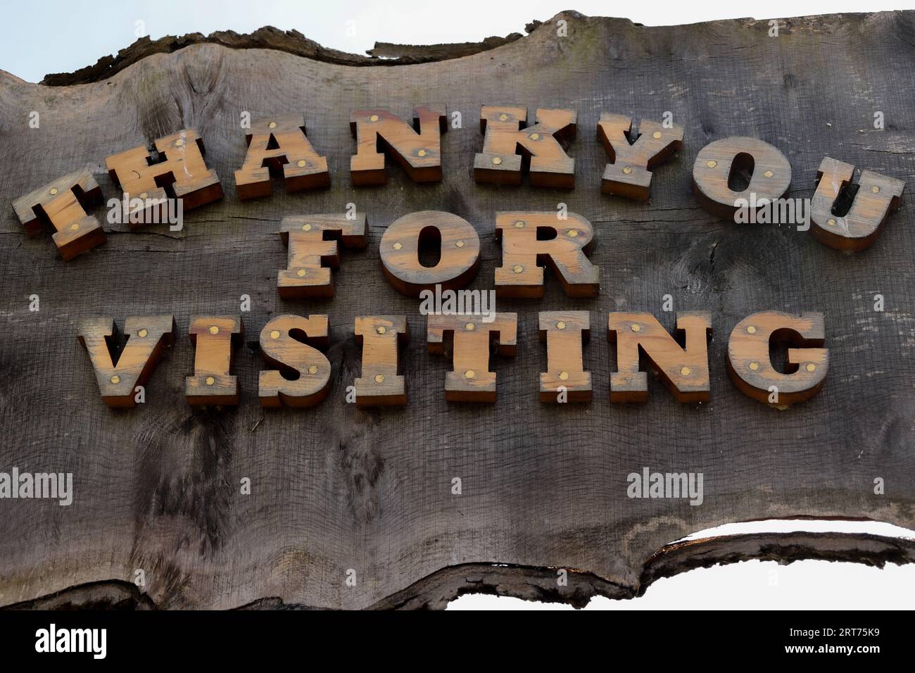 Thank you for visiting sign hi-res stock photography and images - Alamy