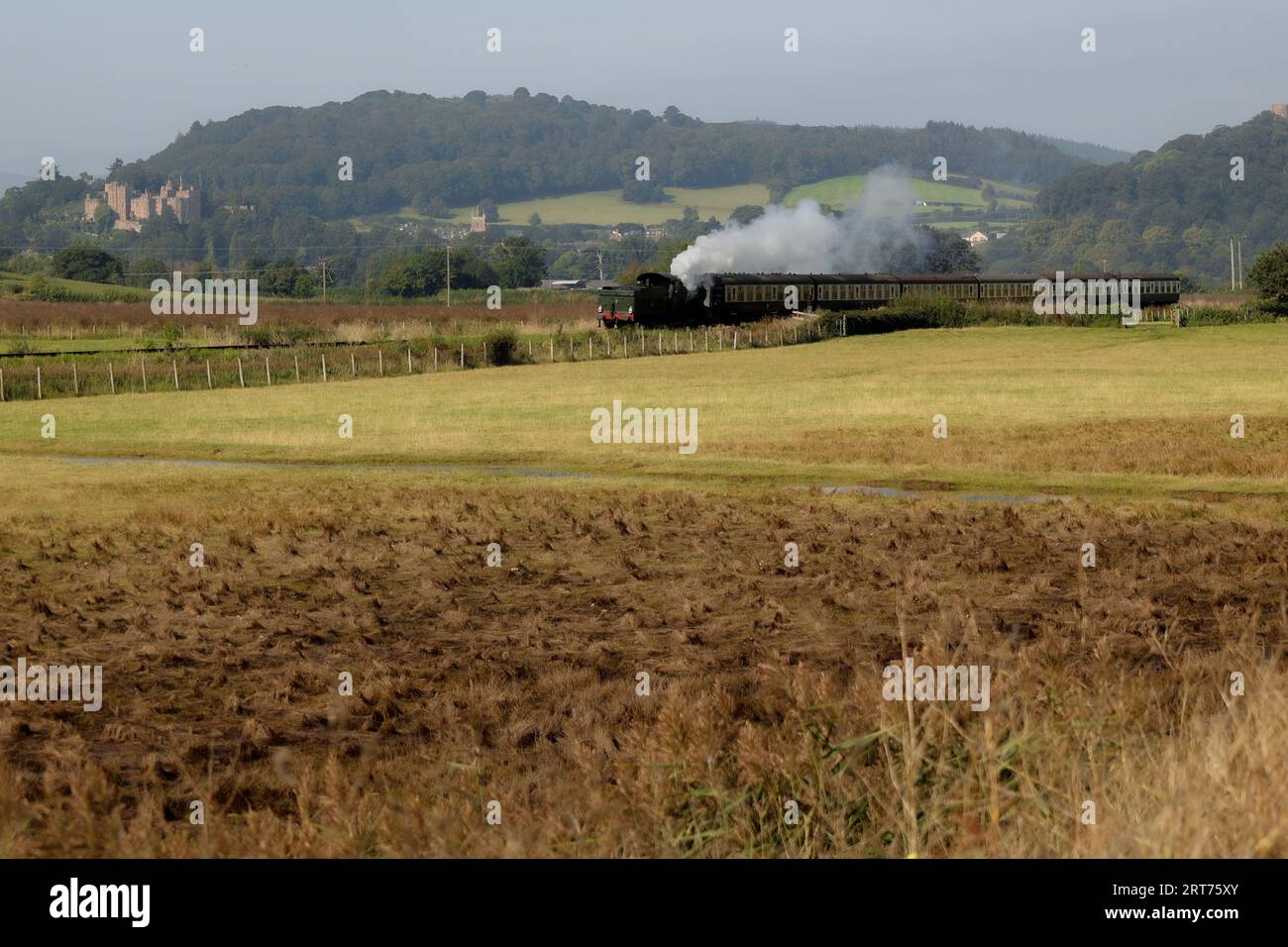 On the West Somerset Railway - between Minehead and Dunster. Exmoor ...
