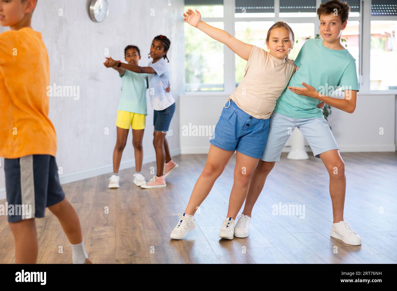 Tween girl boy dancing hi-res stock photography and images - Alamy