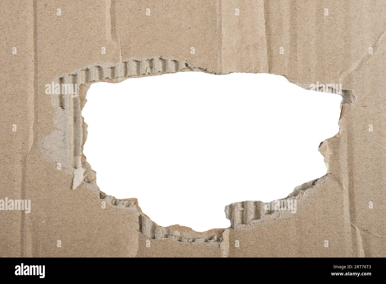 the hole in a cardboard on a transparent background Stock Photo - Alamy