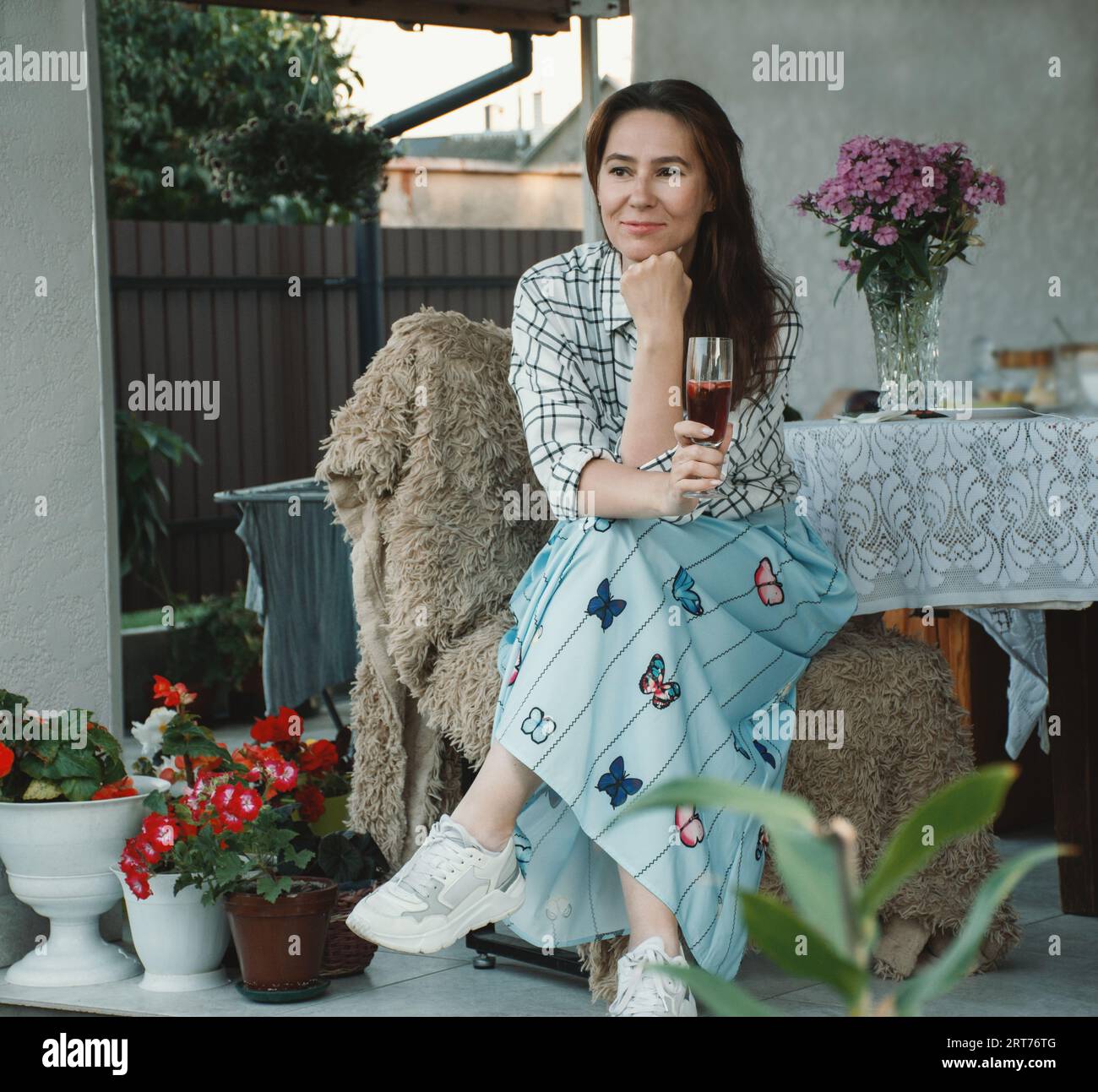 Happy terrace hi-res stock photography and images - Alamy