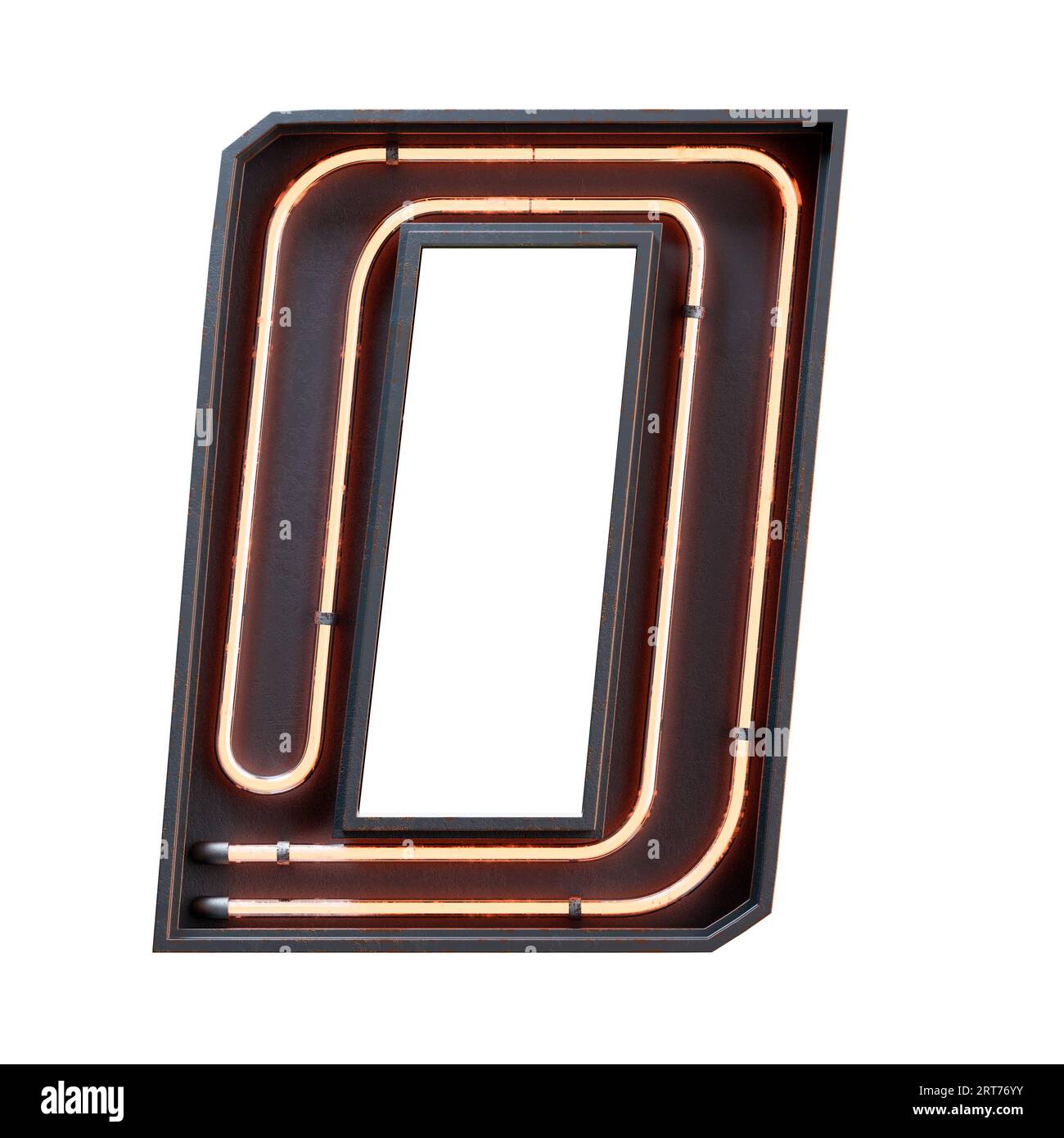 Zero realistic neon sign hi-res stock photography and images - Alamy